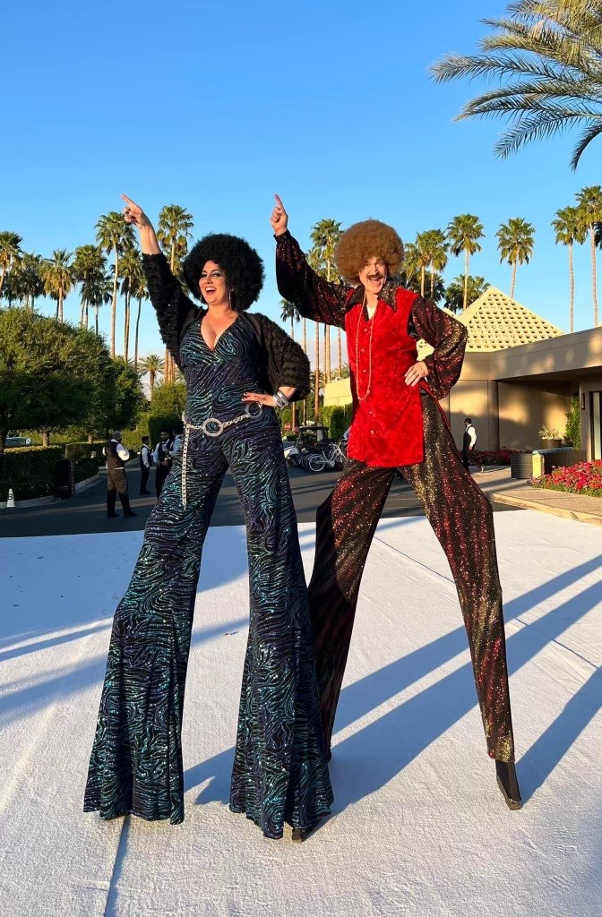 The Event Consultants – EC Disco Band and Stilt Walkers